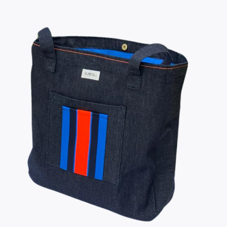 Le grand sac "Brigitte" en jean Grand sac "Brigitte" en jean - ELNESS
